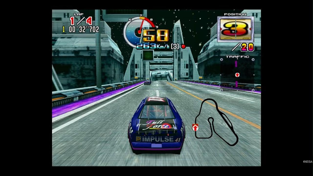 SEGA Racing Classic 2 - Advanced Course (Reverse) - Phantom - YouTube