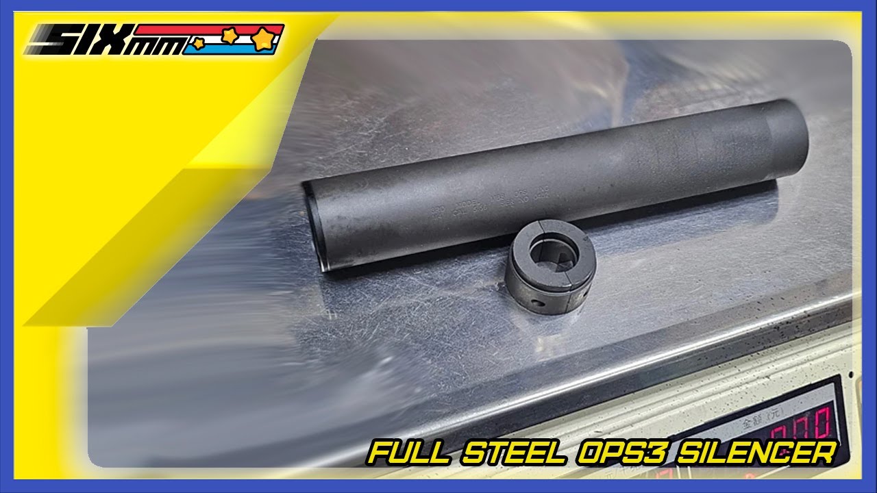 [MadDog] Full Steel OPS 3 Model 3rd MBS Silencer - YouTube