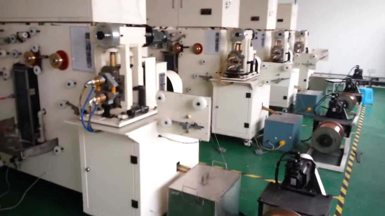 ffc copper flat wire rolling machine - YouTube