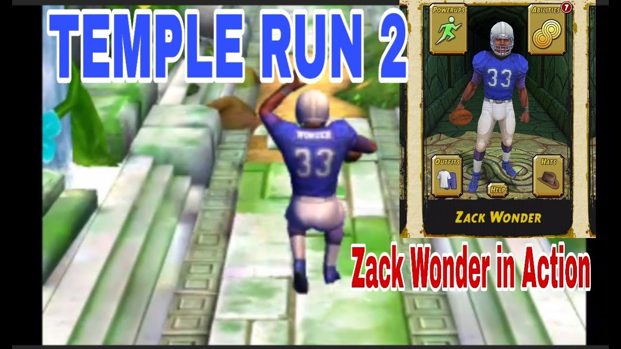 "ZACK WONDER" IN ACTION | TEMPLE RUN 2 - YouTube