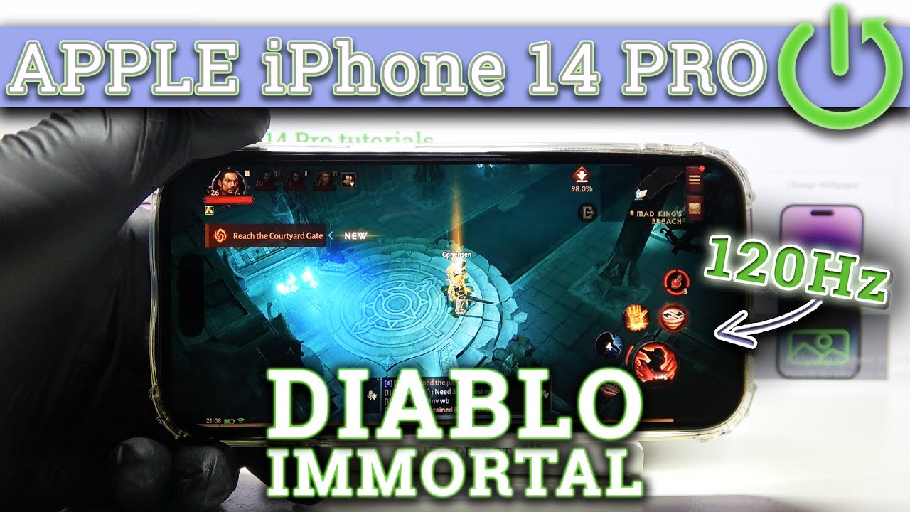 iPhone 14 PRO - Diablo Immortal ️ WHAT A BEAST! | GAMING TEST 🚩| 120Hz ...