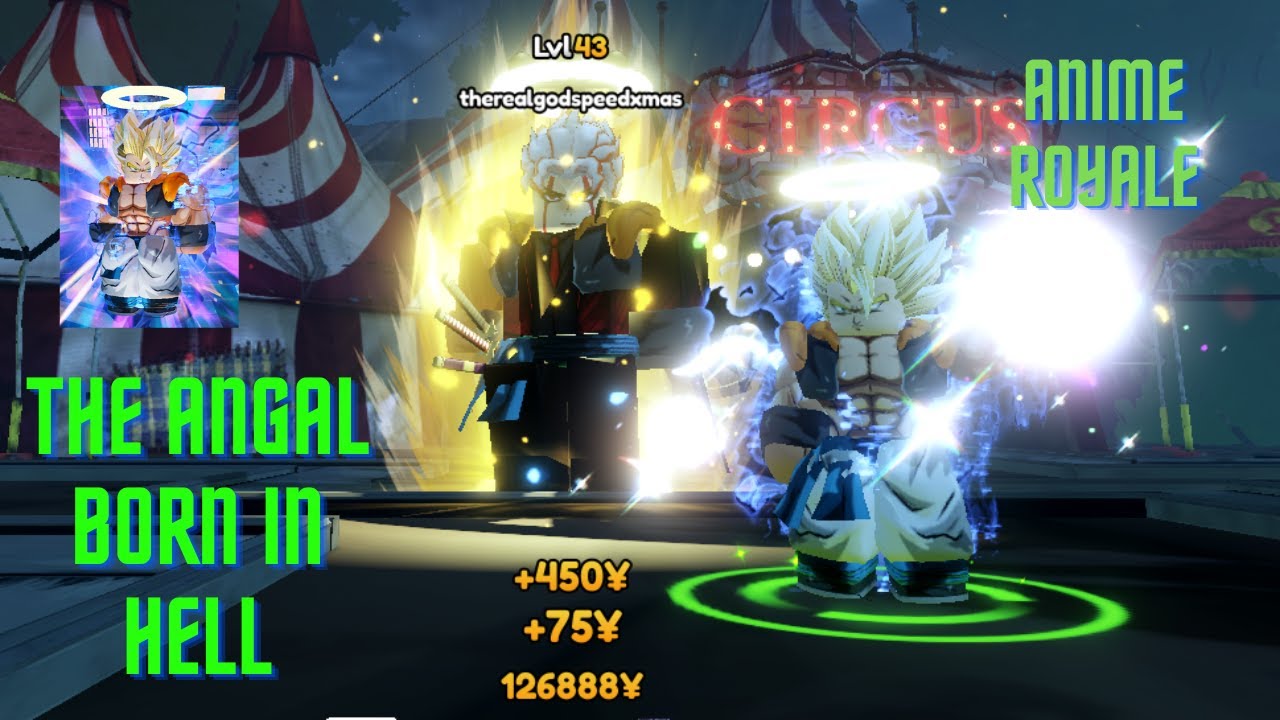 ANGEL BORN IN HELL GOGETA SHOWCASE(ANIME ROYALE) - YouTube
