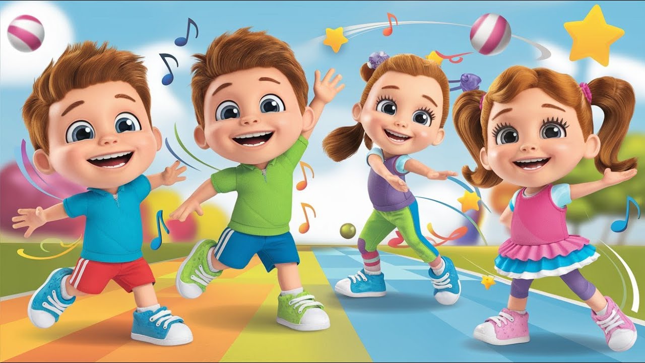 Exercise Song For Babies | Movement Songs For Preschoolers - YouTube