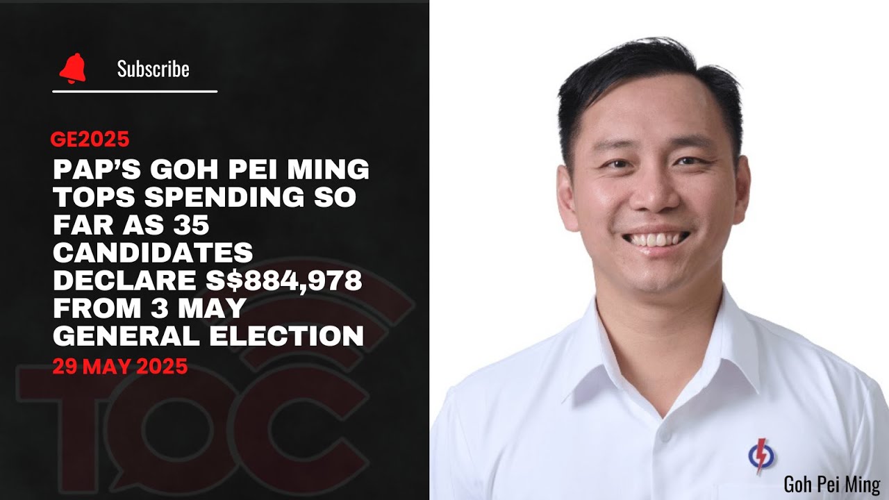 PAP’s Goh Pei Ming top spending so far as 35 candidate declare S$884,978 from 3 May General ...