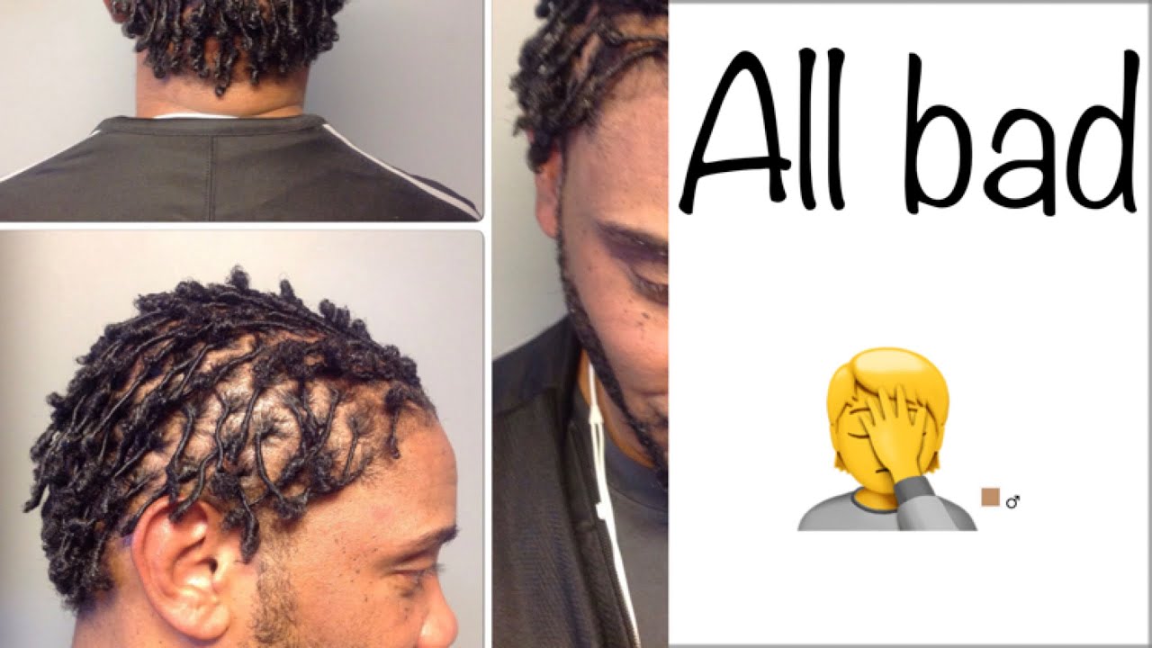 Week 2 Starter Locs Dreads all bad - YouTube