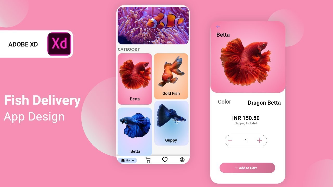Aquarium Fish App UI Design #shorts - YouTube