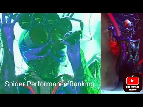 The Masked Singer AU Spider Performance Ranking - YouTube