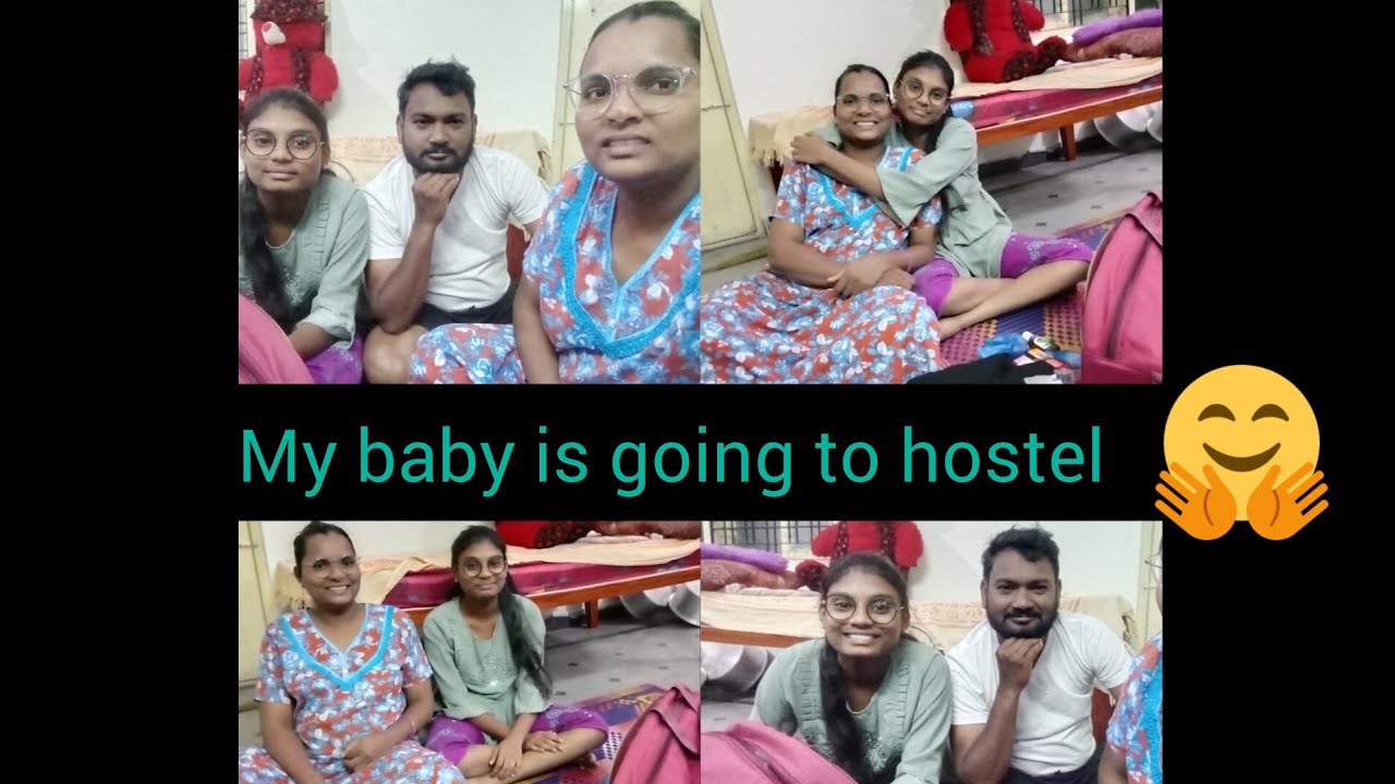 My baby is going to hostel 😀😘🥰👋👋😥😥 - YouTube