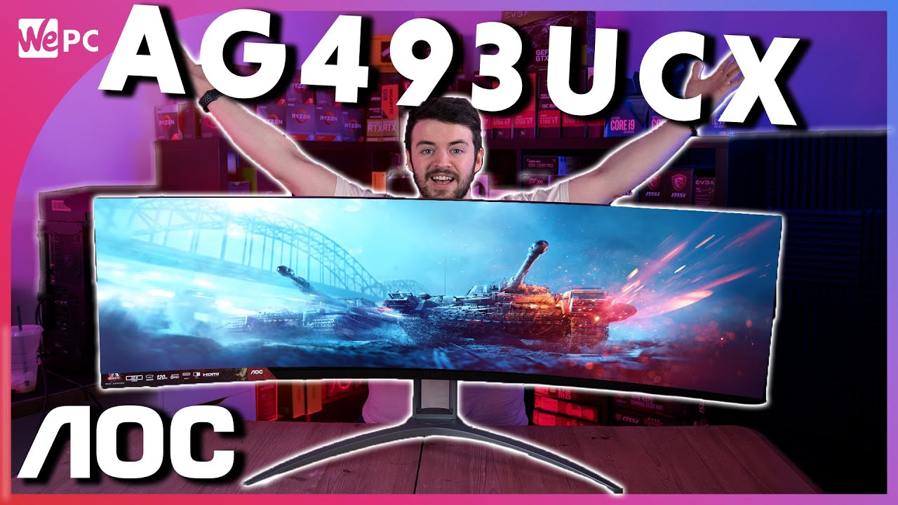 AOC AG493UCX UNBOXING - 49" Ultrawide! - YouTube
