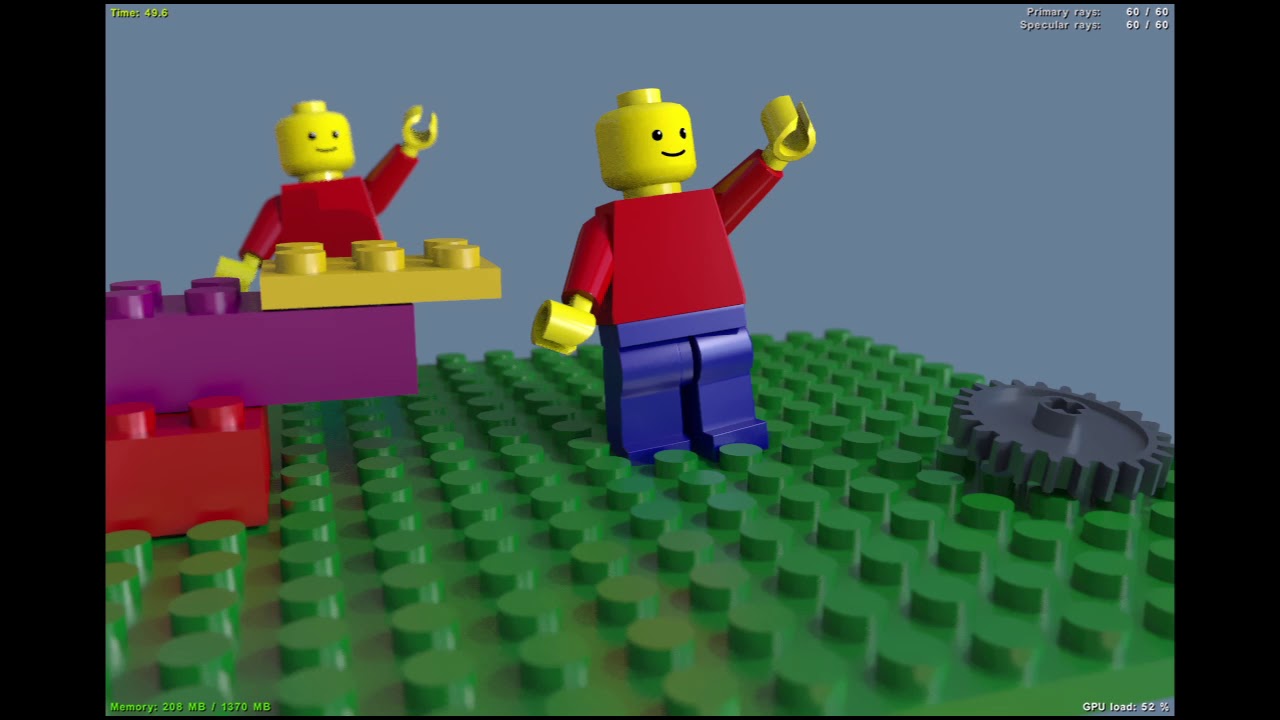 Test #1 - LEGO animation Minifigure - YouTube