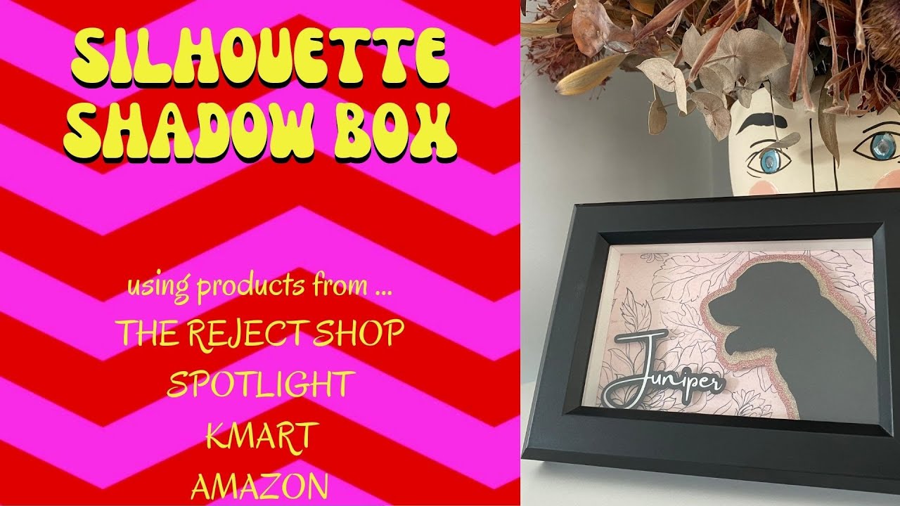🐾👤 Create a Stunning Shadow Box Silhouette with Cricut | Easy Tutorial ...