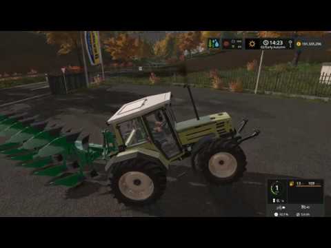 Farming simulator 17. The biggest tractor test episode 1 with Hurlimann H488