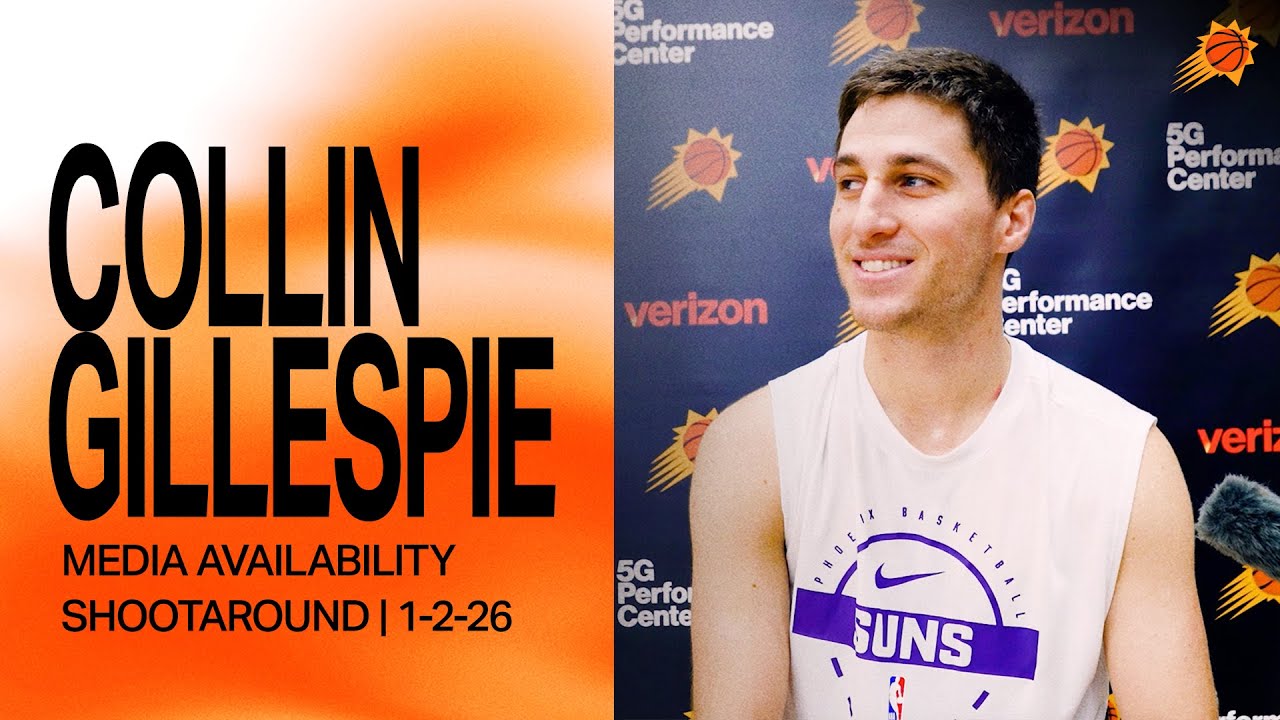Collin Gillespie Phoenix Suns Shootaround Media Availability | 1-2-26 ...