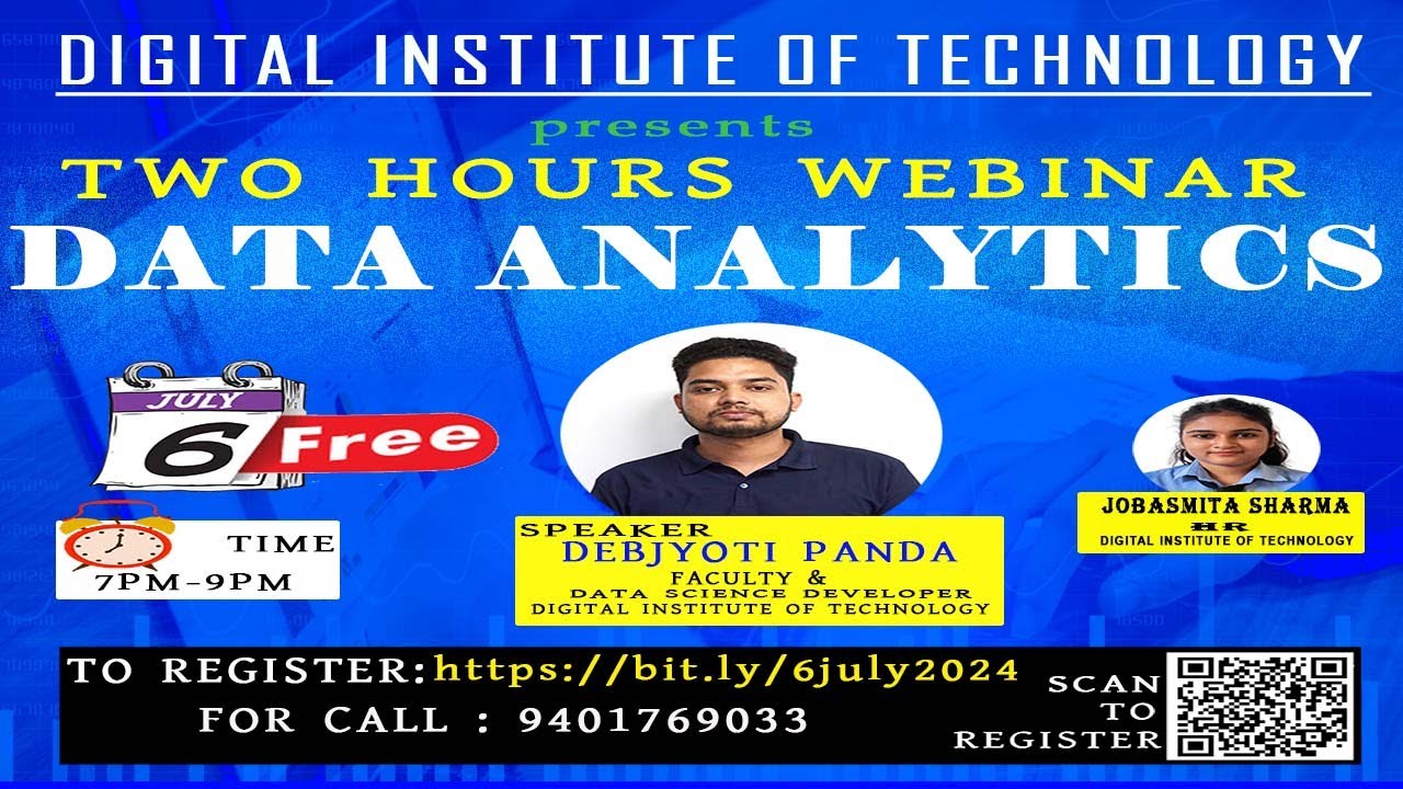 Data Analytics Masterclass: Techniques, Tools, and Practical Insights | DIT - YouTube