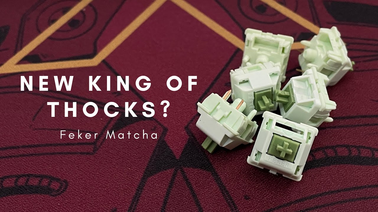 Feker Matcha Linear Switch | King of Thocks - YouTube
