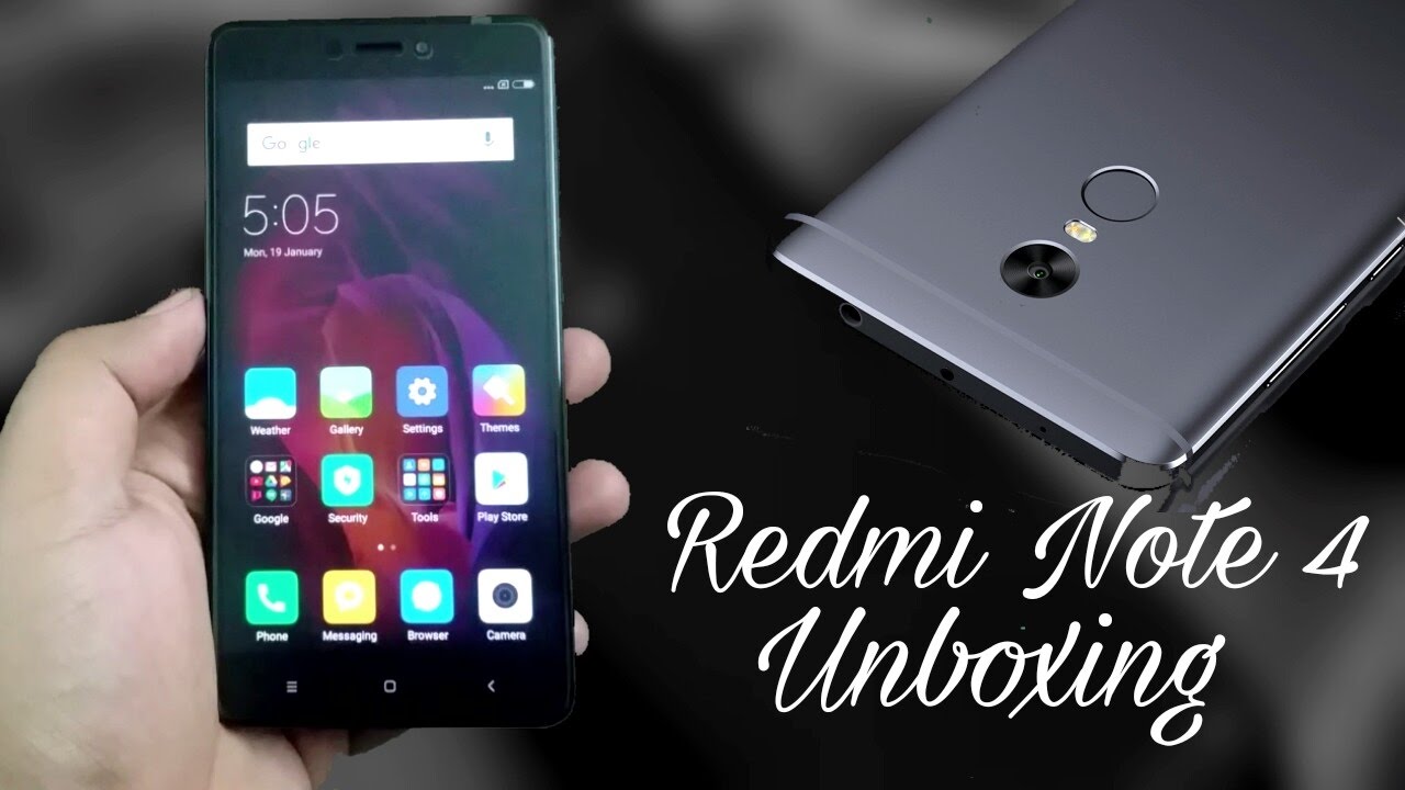 Xiaomi Redmi Note 4 Unboxing & First Look - YouTube