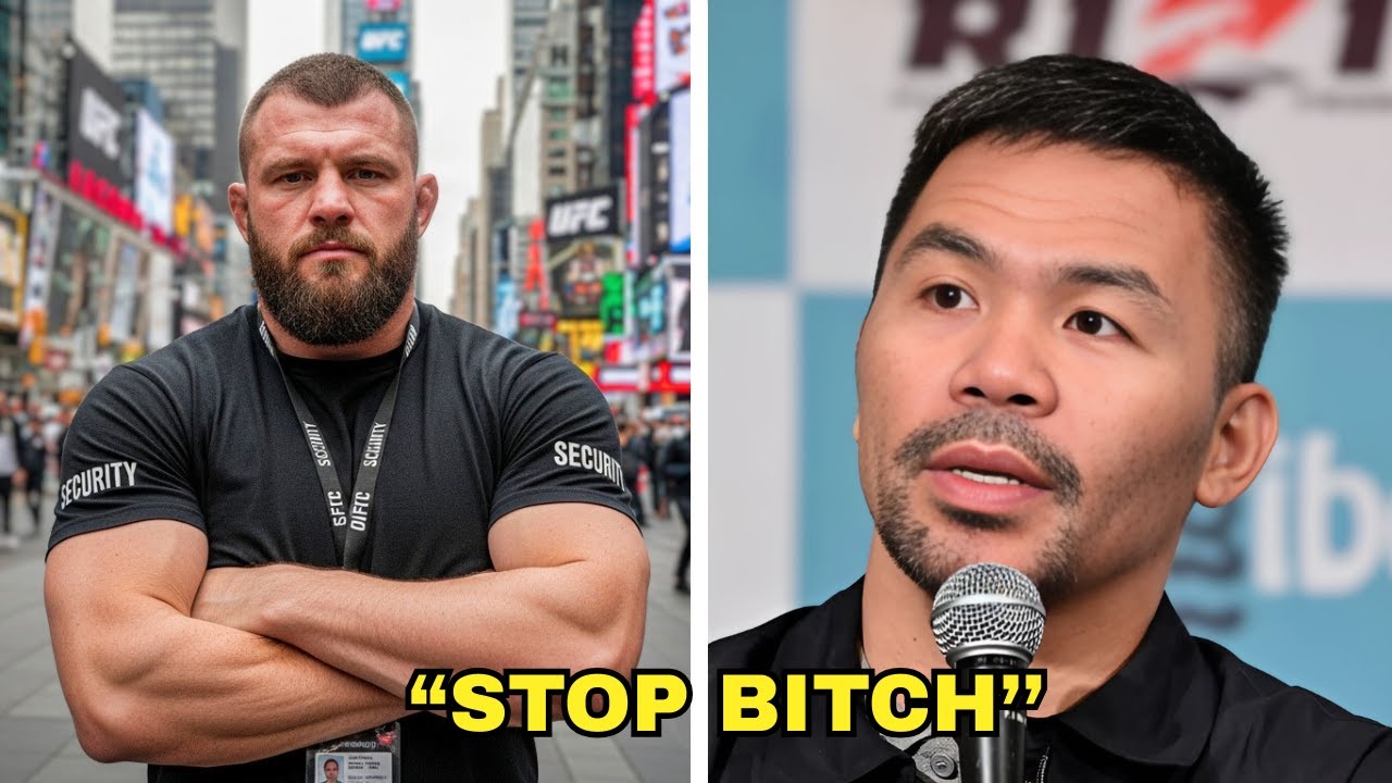 A UFC Security Guard Stops MANNY PACQUIAO From Entering the Arena — His ...