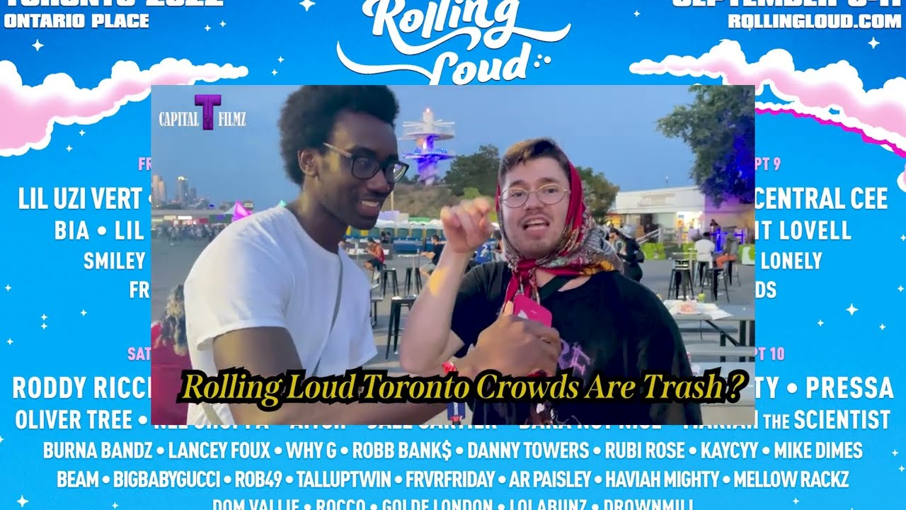 Rolling Loud Public Interview: Are Toronto Crowds Trash ? - YouTube