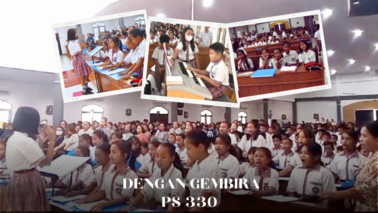 Dengan Gembira PS 330,Persembahan SDK DIPONEGORO SUMBAWA - YouTube