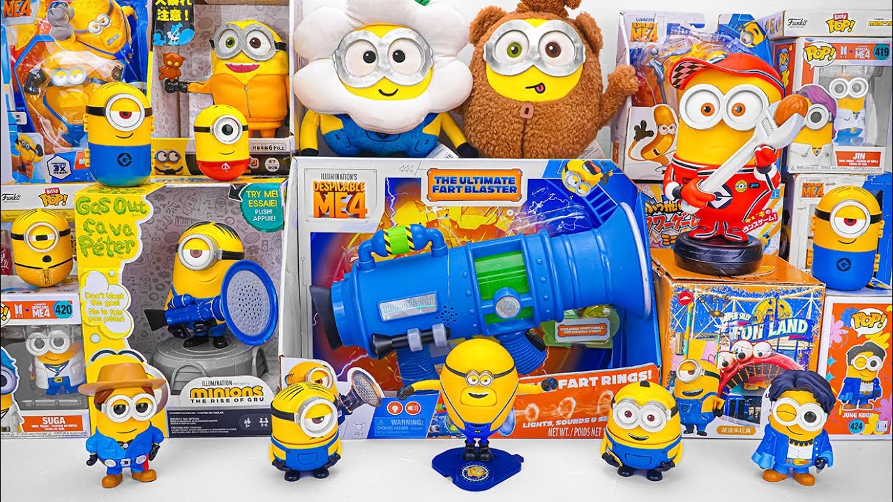 Despicable Me 4 Toy Unboxing ASMR 🍌 Tiny Minions Toys Collection - YouTube