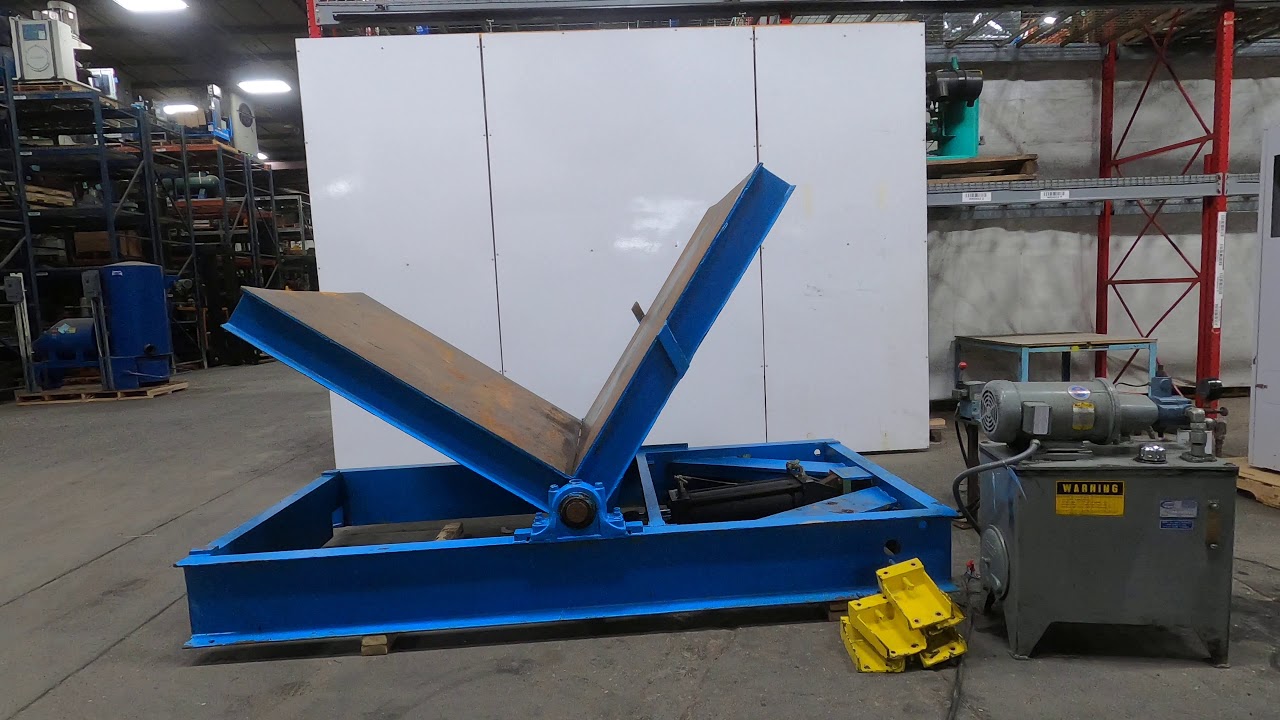 SKU 186021 1000lb 90° Hydraulic Die Mold Coil Heavy Load Tilter/Upender ...