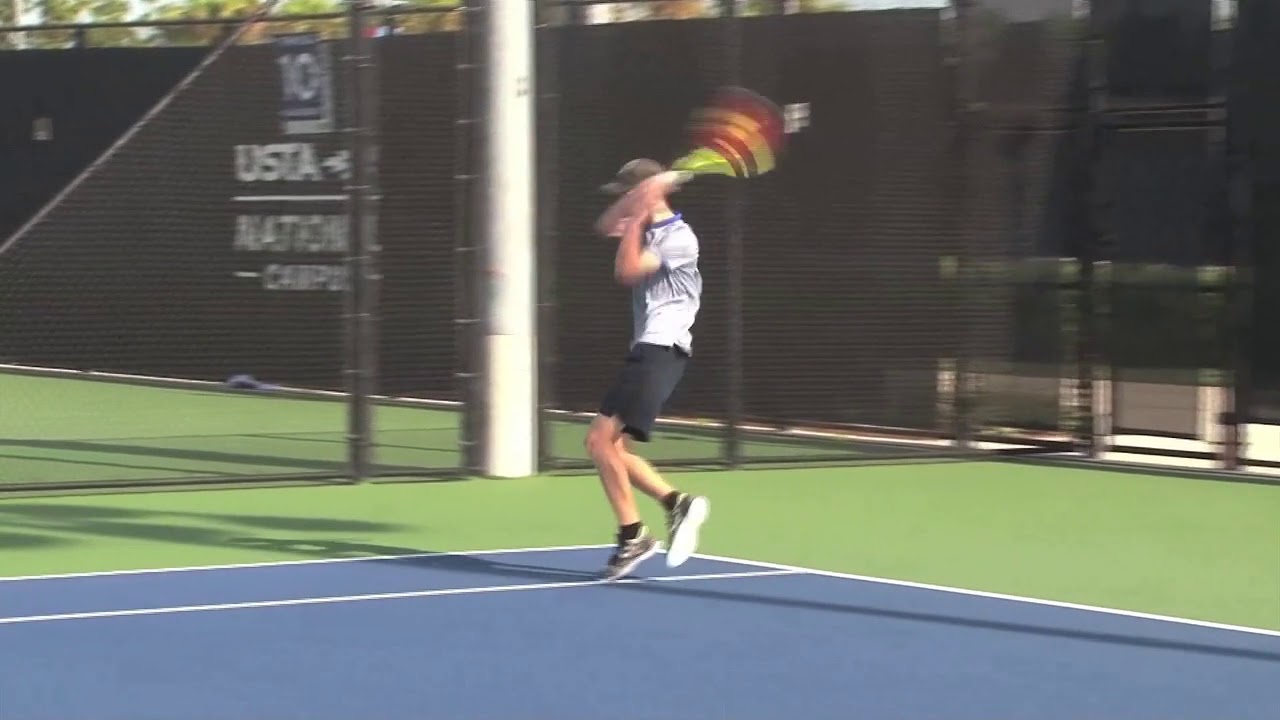 Nathan Smiley June 2019 College Combine tennis Class of 2020 Ft Myers ...