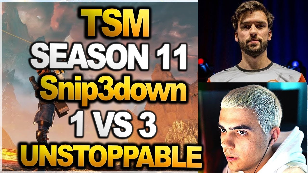 TSM Saved by Snip3down With 1 VS 3 in SEASON 11 !! ASH GAMEPLAY! CAR ...