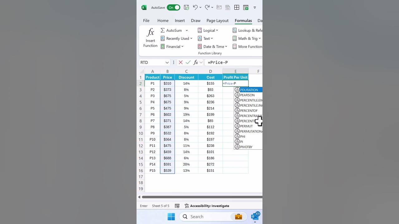 Quick Trick: Make Your Excel Formula Readable #exceltips #excelformula #excelshorts - YouTube