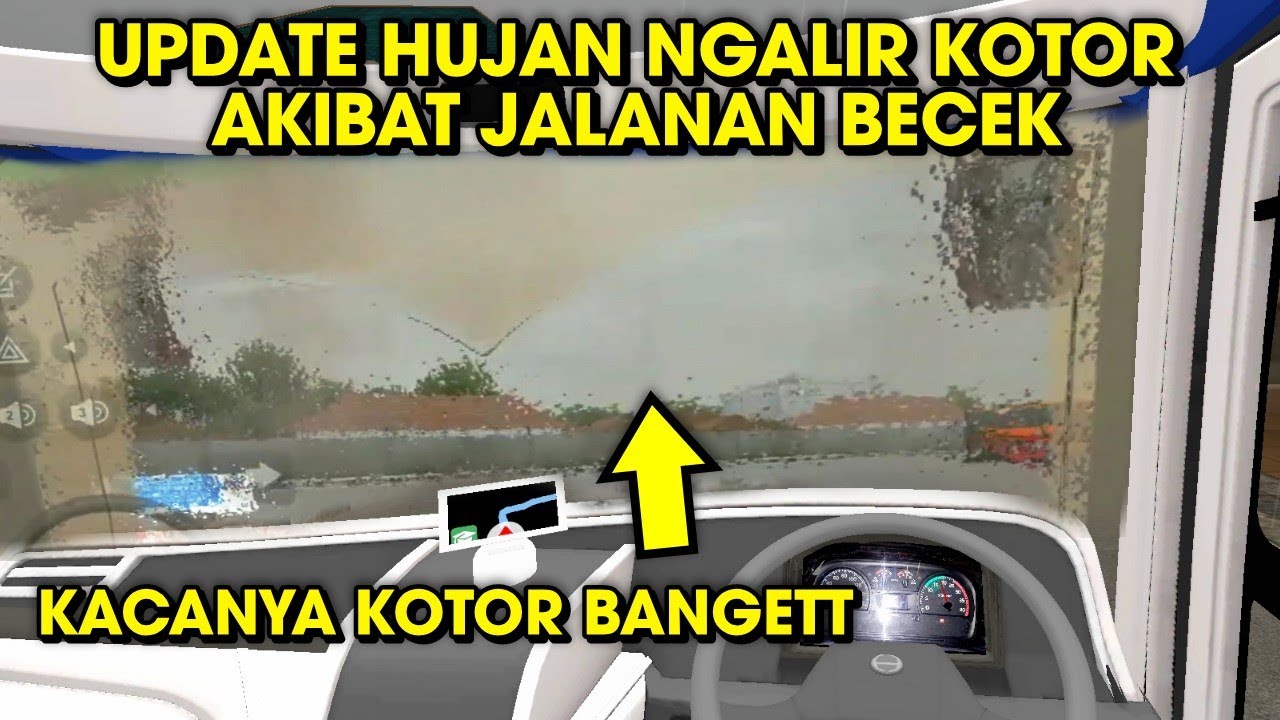 Wow Hujannya Berlumpur Nih !! Update Hujan Realistis Ngalir Becek ...