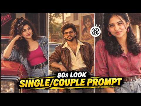 Trending 80s Look Photo Editing Prompt | ChatGPT Prompt