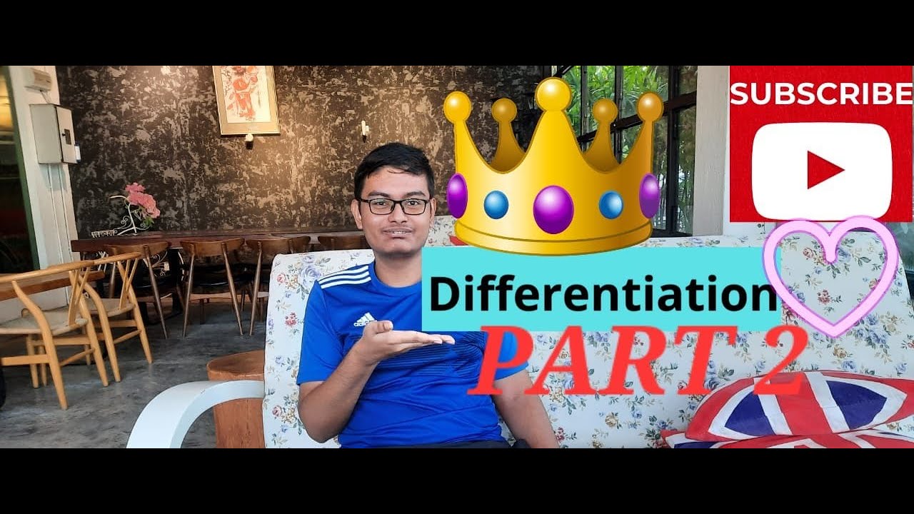 F5 Chapter 2 Add Maths DIFFERENTIATION PART 2 - YouTube