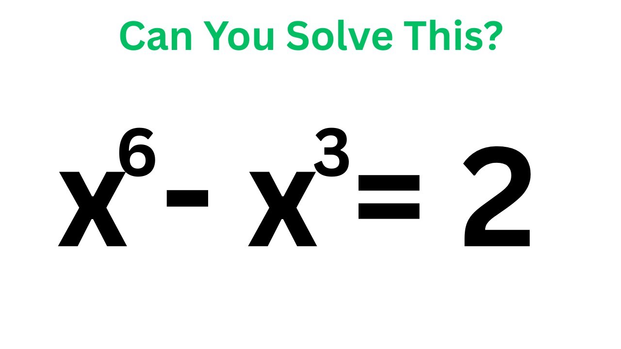 Math Olympiad Question| How To Solve For X In This Problem | Best Trick ...