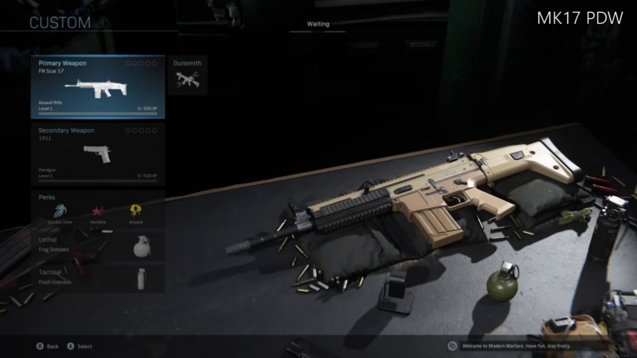 All FN Scar 17 "Secret Weapon" Variants in Modern Warfare - YouTube