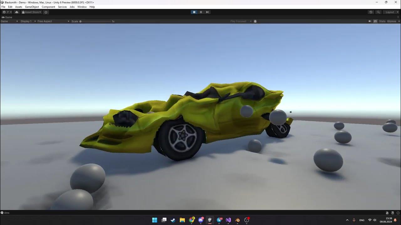 Simple Mesh Deformation in Unity | Free Script - YouTube