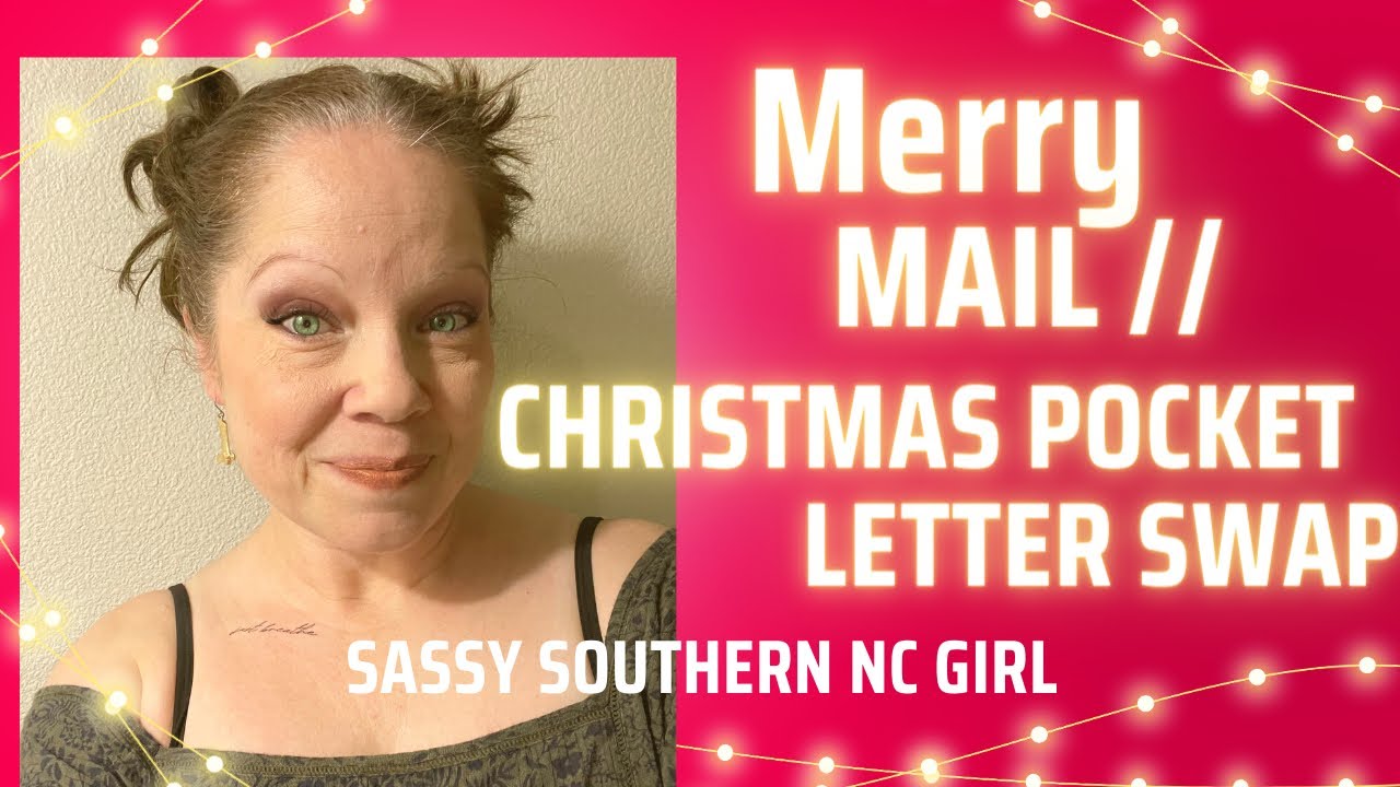 Merry mail // Christmas Pocket Letter Swap // December 29, 2022 - YouTube
