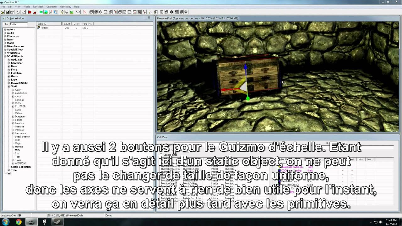 Creation Kit Tutorial Series - Épisode 1 FR - YouTube