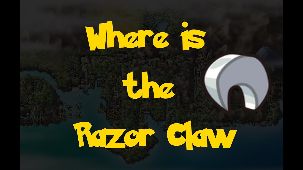 Where Is: The Razor Claw (Pokemon Heart Gold/Soul Silver) - YouTube
