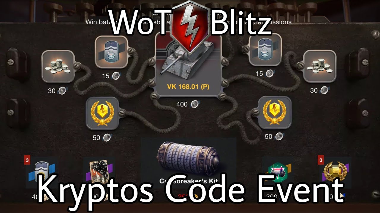 Kryptos Code Event | WoT Blitz - YouTube