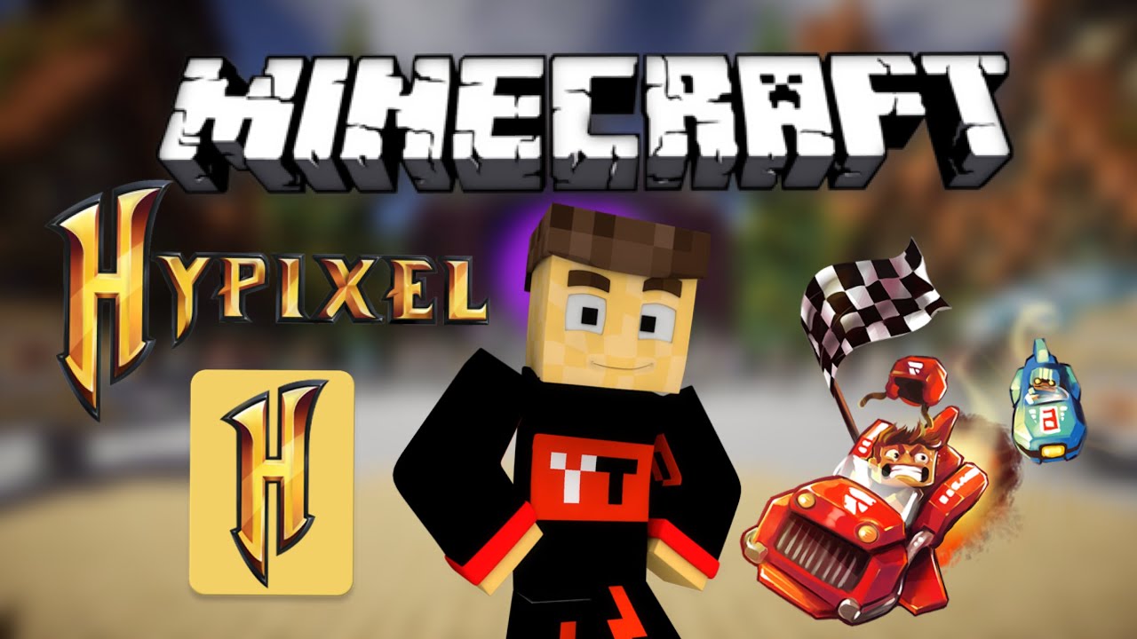 MINECRAFT PC : HYPIXEL Turbo Kart Racers ( Mario ) - YouTube