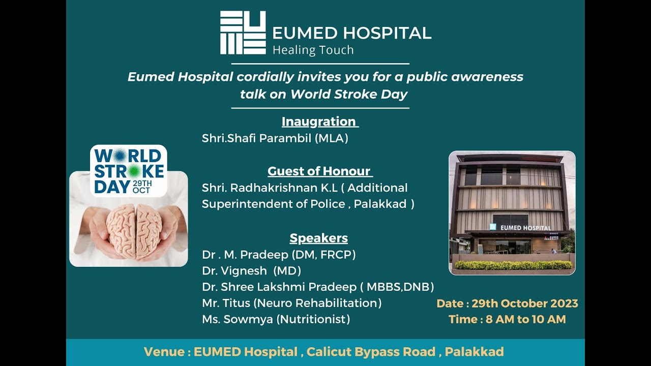 EUMED HOSPITAL ON WORLD STROKE DAY - YouTube