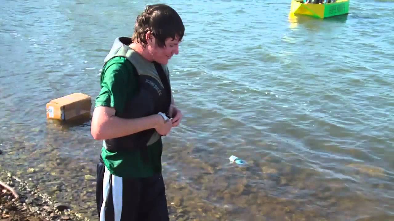 Physics Cardboard Boat Project: Class of 2011 - YouTube