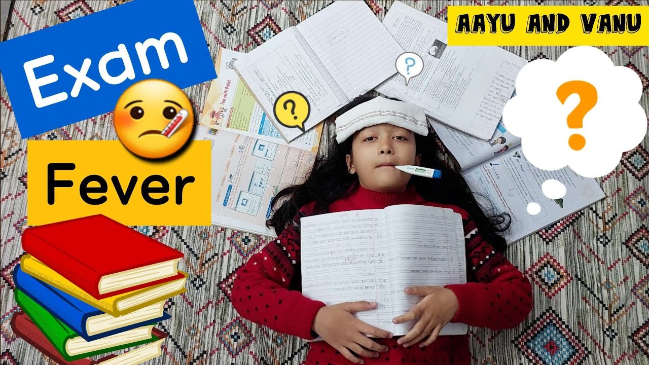 EXAM FEVER 🤒📙😓 | Students Before Exam | Aayu and Vanu - YouTube
