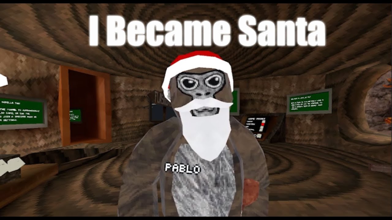 I Became Santa Claus In Gorilla Tag! - YouTube