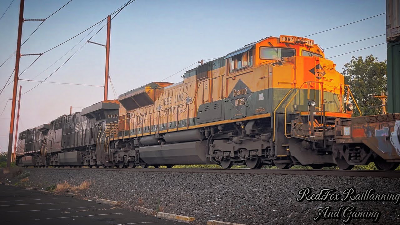 Norfolk Southern 1067 "Reading Lines" Heritage Unit Coming And Going On ...