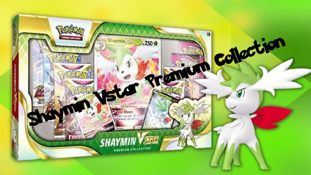 SHAYMIN VSTAR PREMIUM BOX!! - YouTube