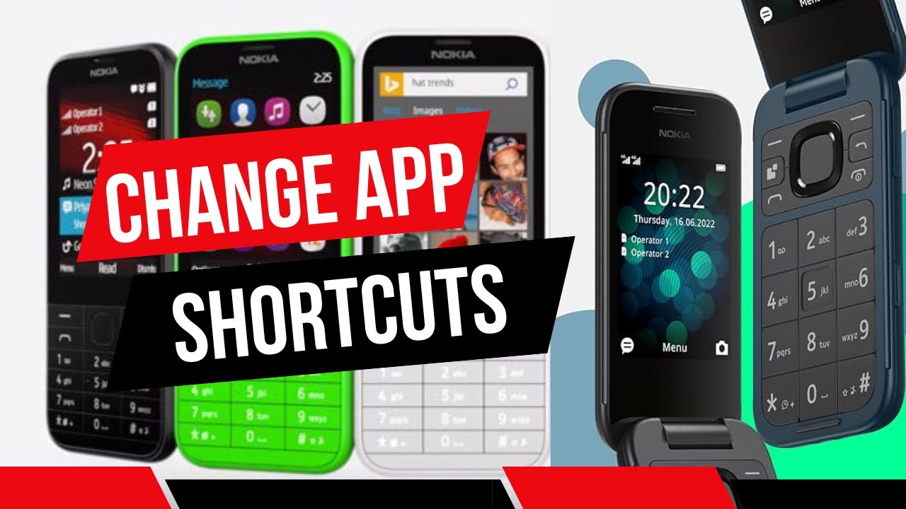 Change Shortcuts Feature Phones Nokia Series S30+ - YouTube