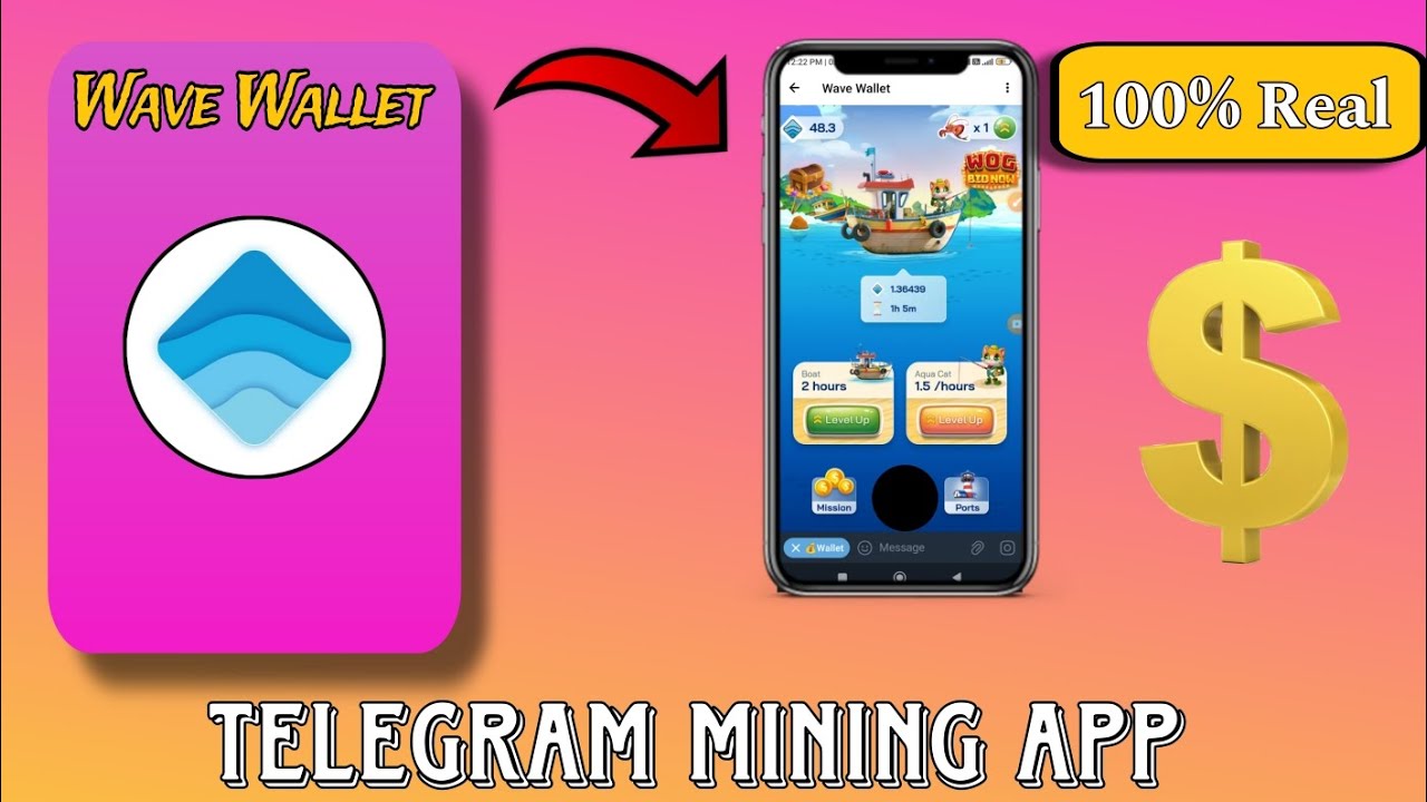 Wave Wallet Mining | Telegram Bot Token | Ocean Token | Crypto | Crypto ...