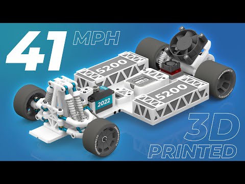 How I Made a 3D Printed 41 MPH RC Car from Scratch