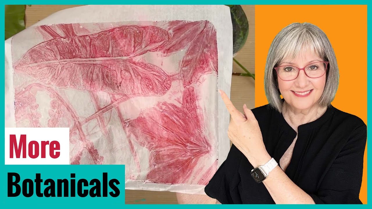 Gel Printing with Open Paint - YouTube