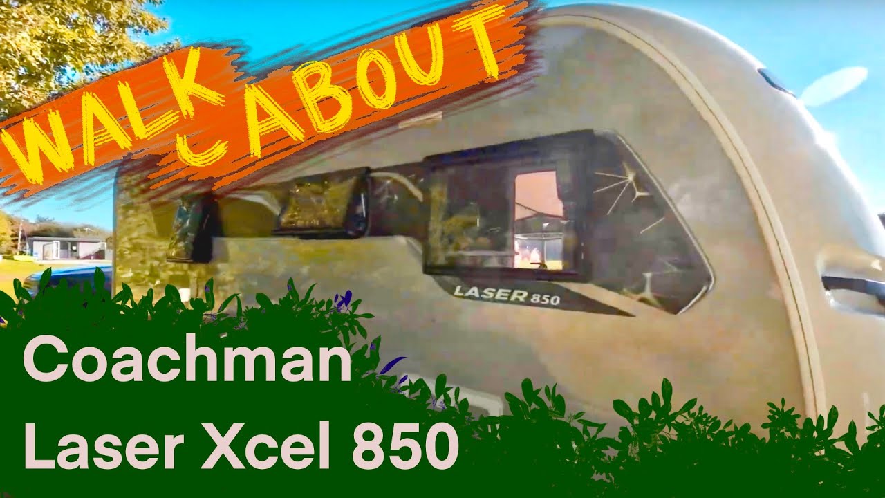 Coachman Laser Xcel 850 Caravan with Isabella Awning Walkaround - YouTube